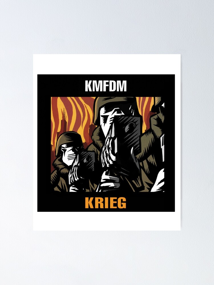 "KMFDM War Album Cover Music Industrial" Poster by xZephirx | Redbubble