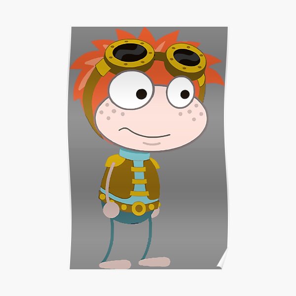"Zack cartoon art" Poster by rosadorichard | Redbubble