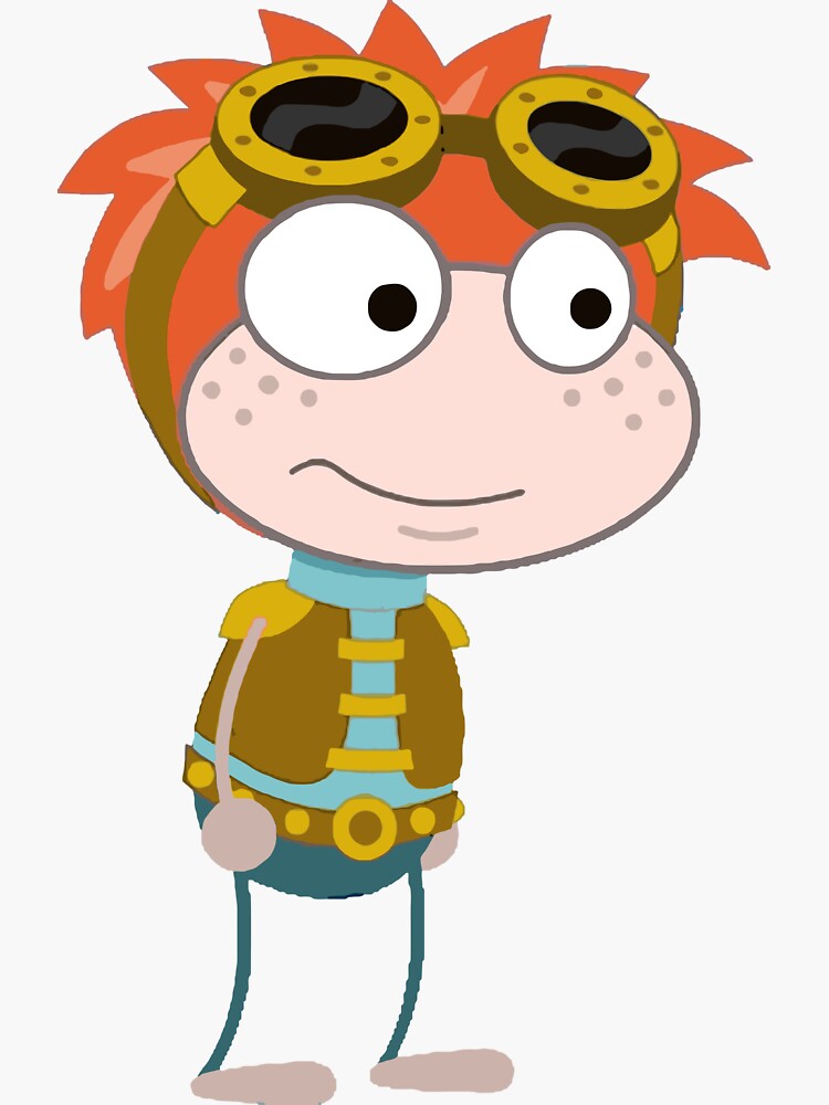 "Zack cartoon art" Sticker by rosadorichard | Redbubble