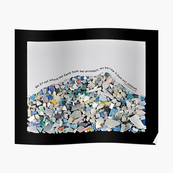 "Diamond Head silhouette made from plastics found on Waimanalo beach ...