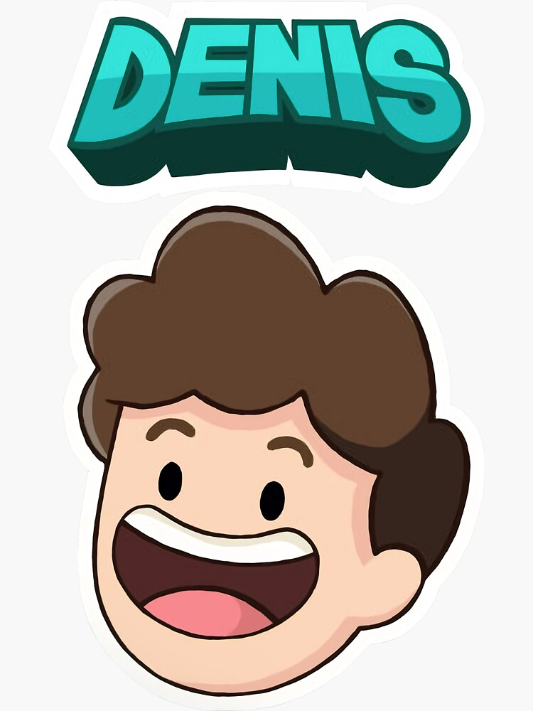 "Denis Cartoon" Sticker for Sale by ceukoai | Redbubble