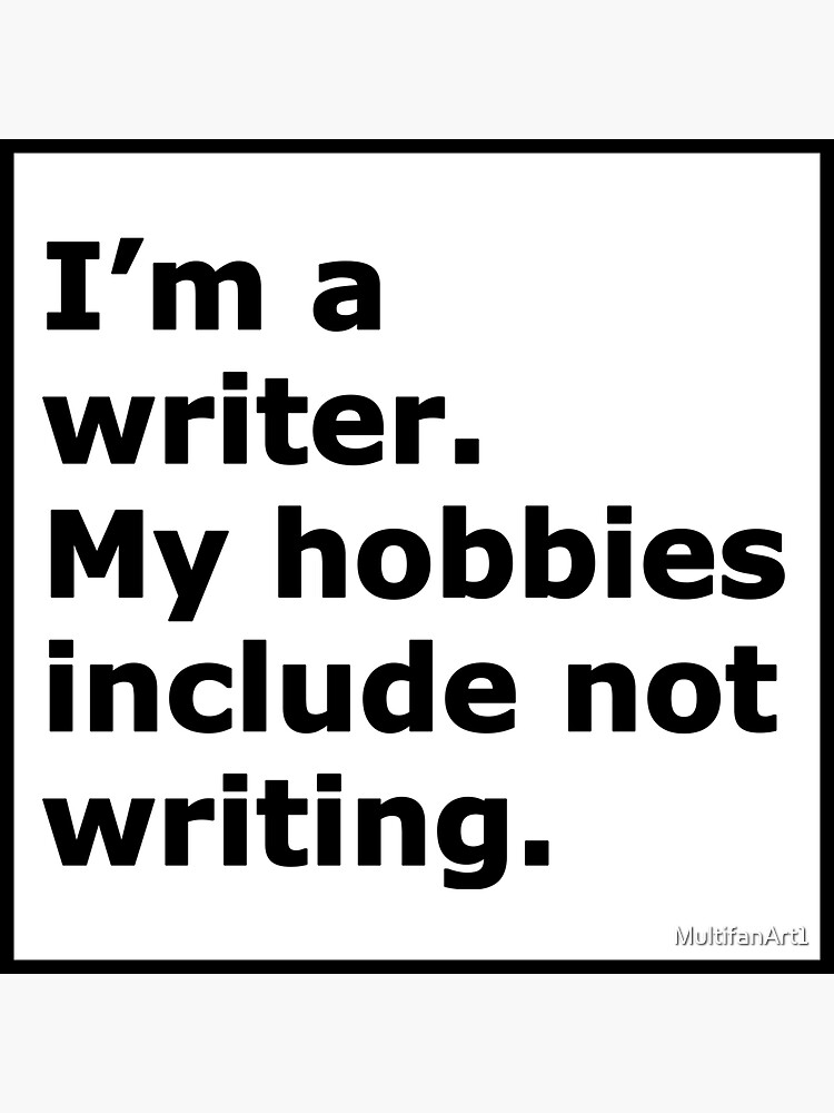 "Relatable writing meme simple white text" Sticker for Sale by ...