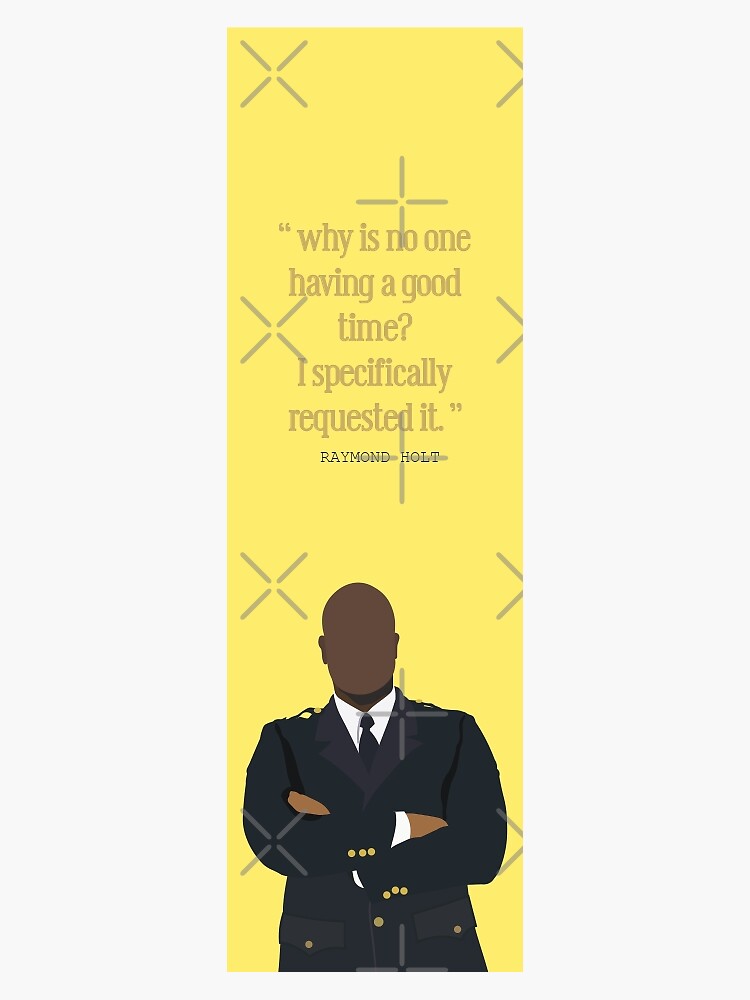 "Captain Holt from Brooklyn 99" Sticker for Sale by seethal3003 | Redbubble