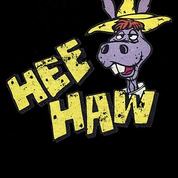 "Hee Haw" Sticker for Sale by RussellParker | Redbubble