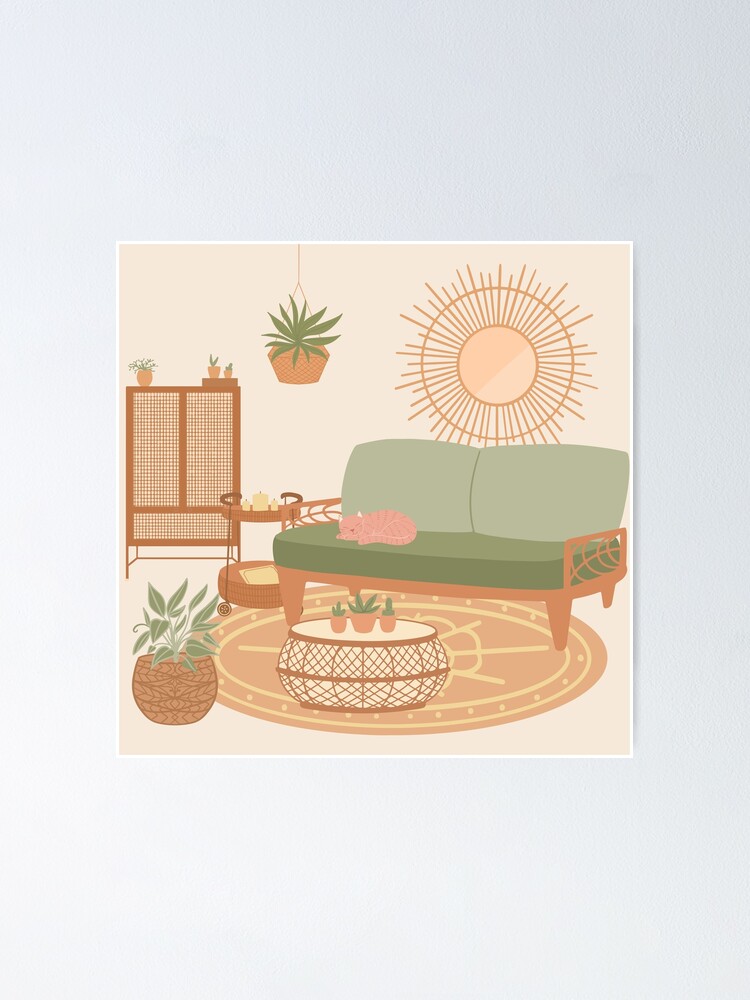 " Bohemian Room" Poster by Doucheka | Redbubble
