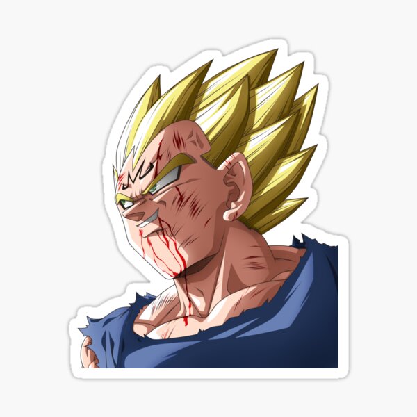 "Vegeta" Sticker by chfares | Redbubble