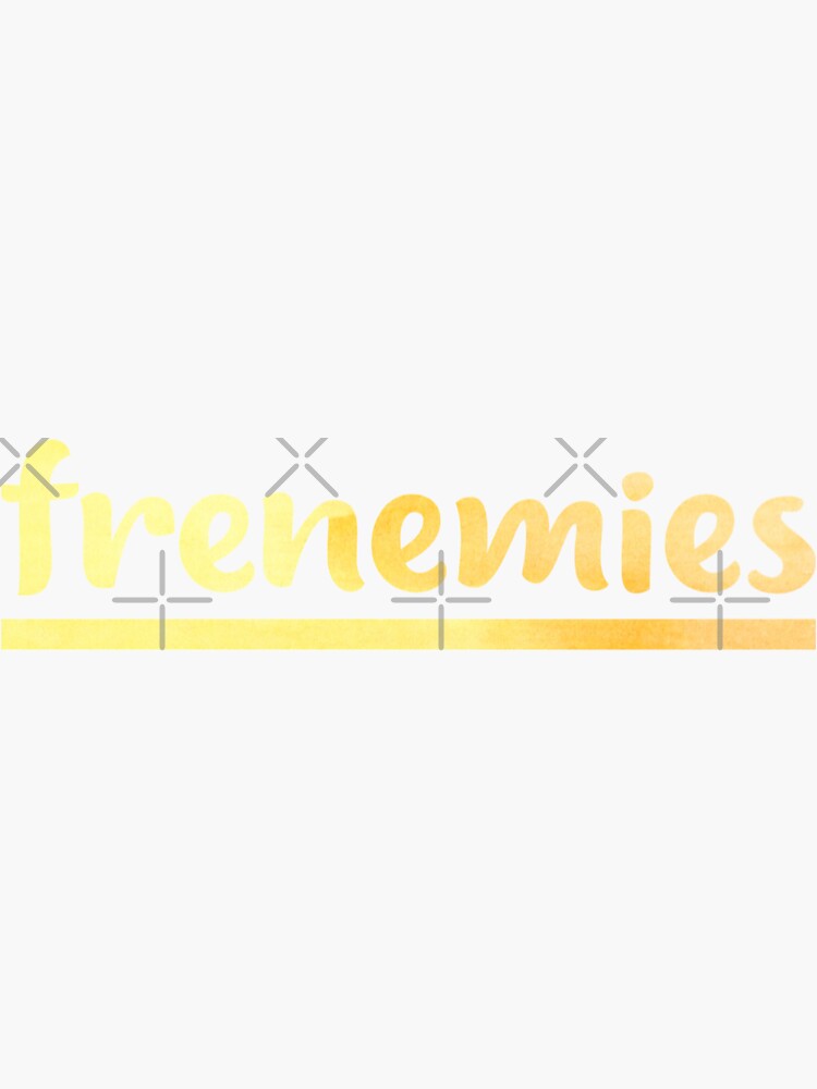 "Frenemies Water Color , H3 podcast" Sticker by Yanbus | Redbubble