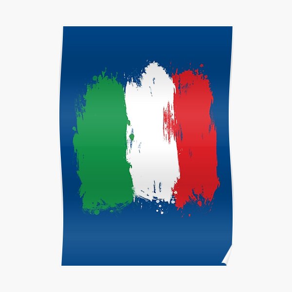 "Italy - Paint Splatter" Poster by Pixel-Born | Redbubble