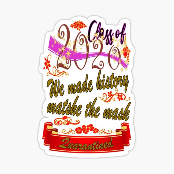 "WE MADE HISTORY MATCH THE MASK T-SHIRT, 2020 model t-shirt, Senior ...
