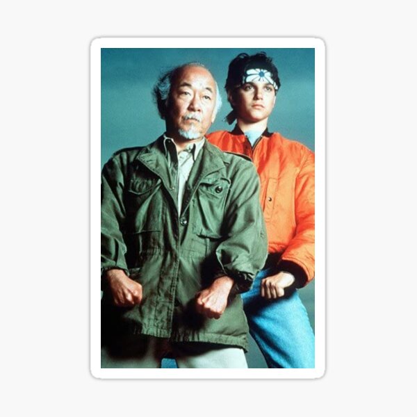 "Karate Kid" Sticker by martinacuevas | Redbubble