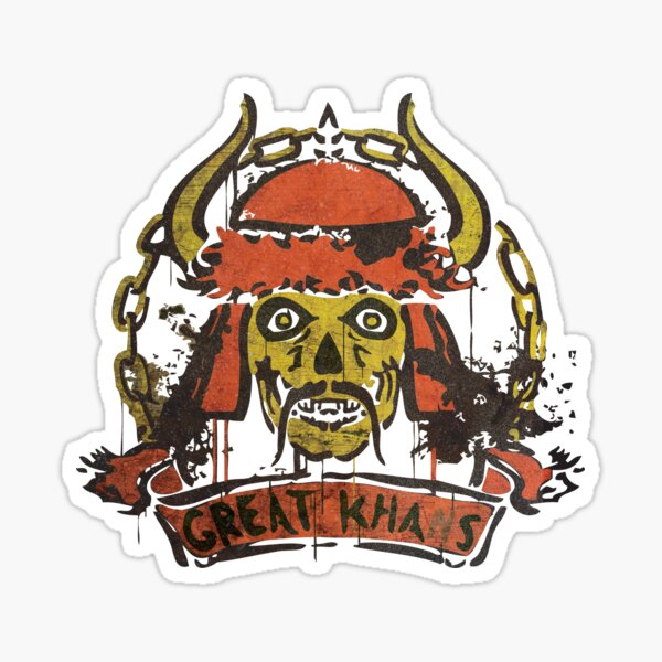 "Greatest Khan" Sticker for Sale by freckilation | Redbubble