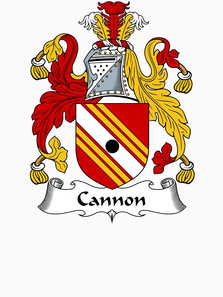 "Cannon Coat of Arms / Cannon Family Crest" T-shirt by ScotlandForever ...