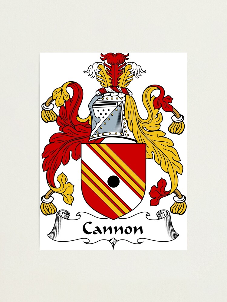 "Cannon Coat of Arms / Cannon Family Crest" Photographic Print by ...