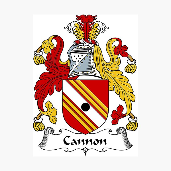 "Cannon Coat of Arms / Cannon Family Crest" Photographic Print by ...