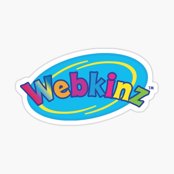 "Webkinz Oficial Logo" Sticker by dmitrymv13 | Redbubble
