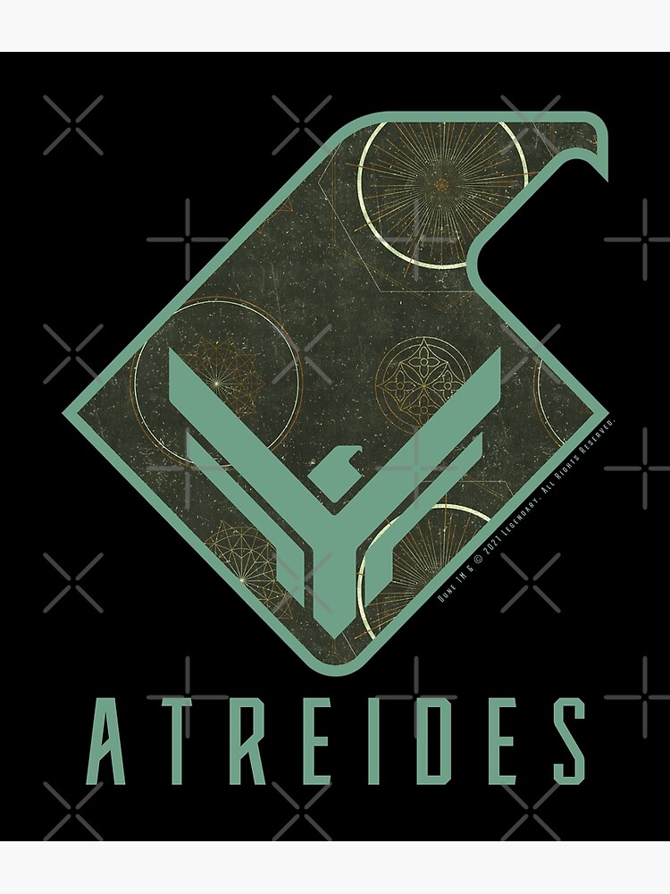 "Dune - House Atreides Hawk (Light Pattern) -" Poster by Printerially ...