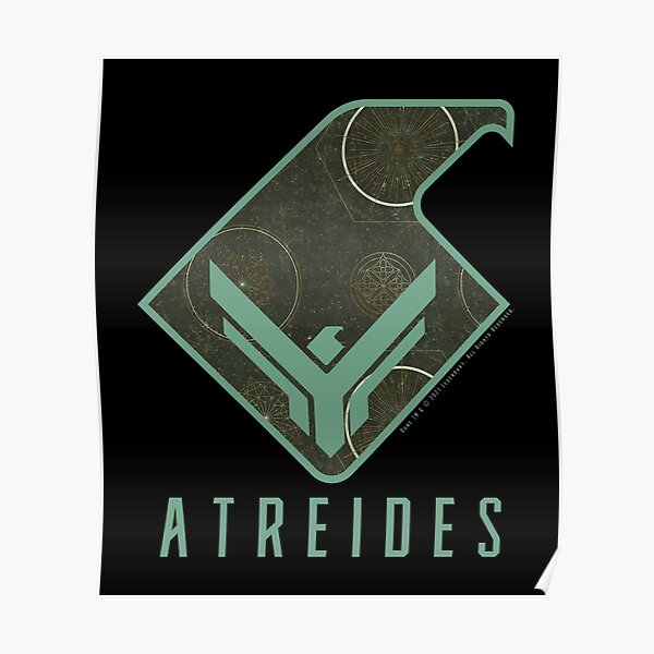 "Dune - House Atreides Hawk (Light Pattern) -" Poster by Printerially ...