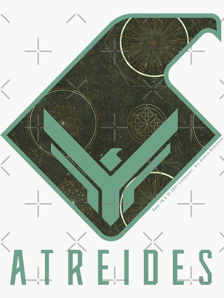 "Dune - House Atreides Hawk (Light Pattern) -" Sticker for Sale by ...
