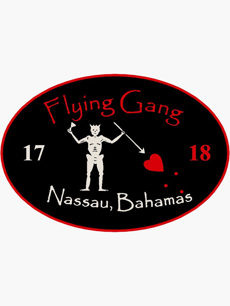 "The Flying Gang" Sticker for Sale by Styxers | Redbubble