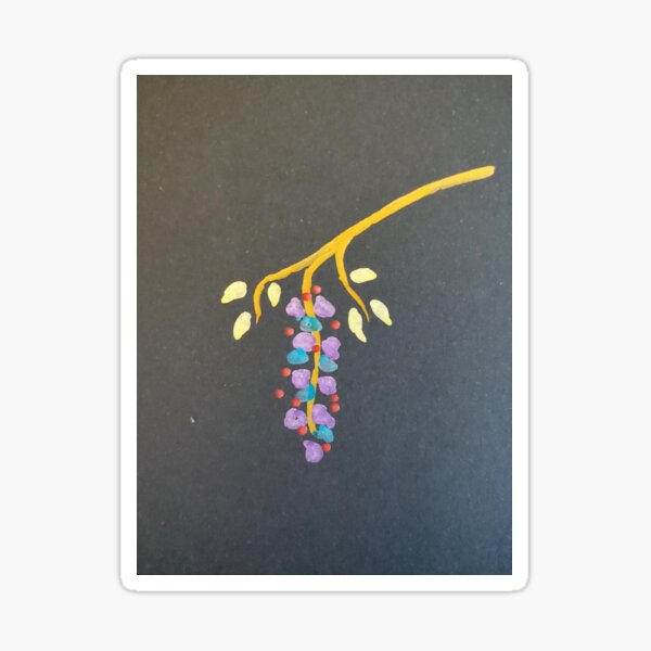 "Juniper wisteria" Sticker by GoddisWear | Redbubble