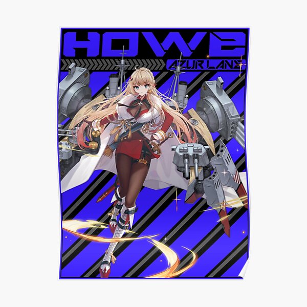 "AZUR LANE HOWE" Poster for Sale by VotreVPX | Redbubble