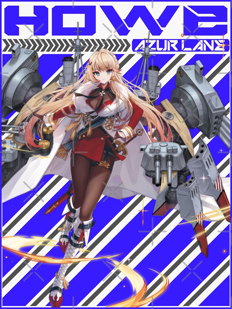 "AZUR LANE HOWE" Sticker for Sale by VotreVPX | Redbubble