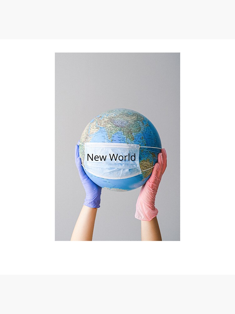 "new world emage design" Sticker by AnamelDesign | Redbubble