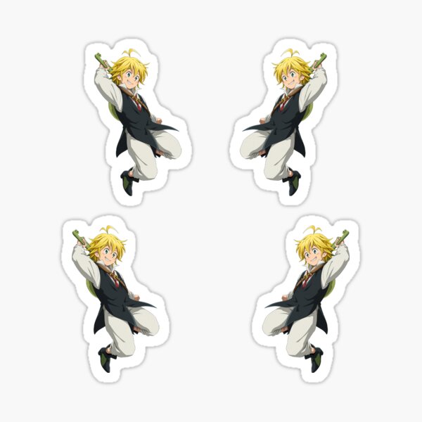 "Meliodas, 7 deadly sins, nanatsu no taizai" Sticker for Sale by Anime ...