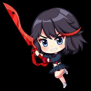 "Ryuko Matoi Chibi" Sticker for Sale by Nerd189 | Redbubble