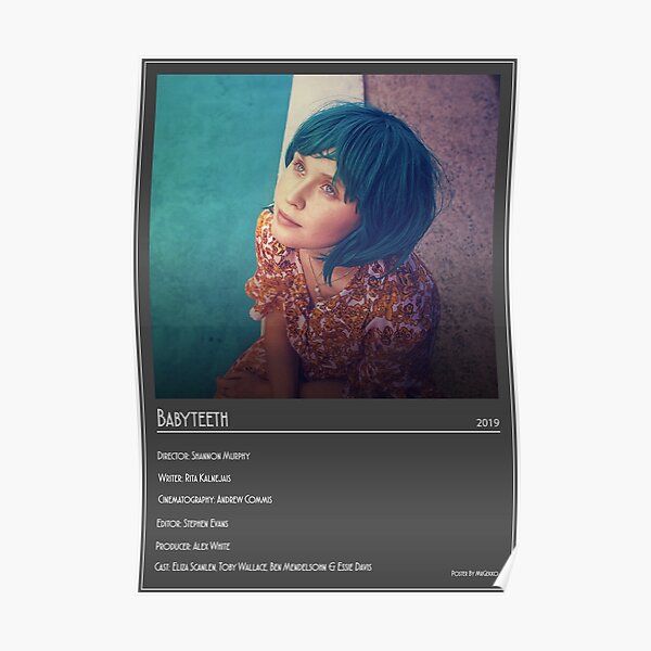 "Babyteeth minimal poster" Poster for Sale by MrGekko | Redbubble