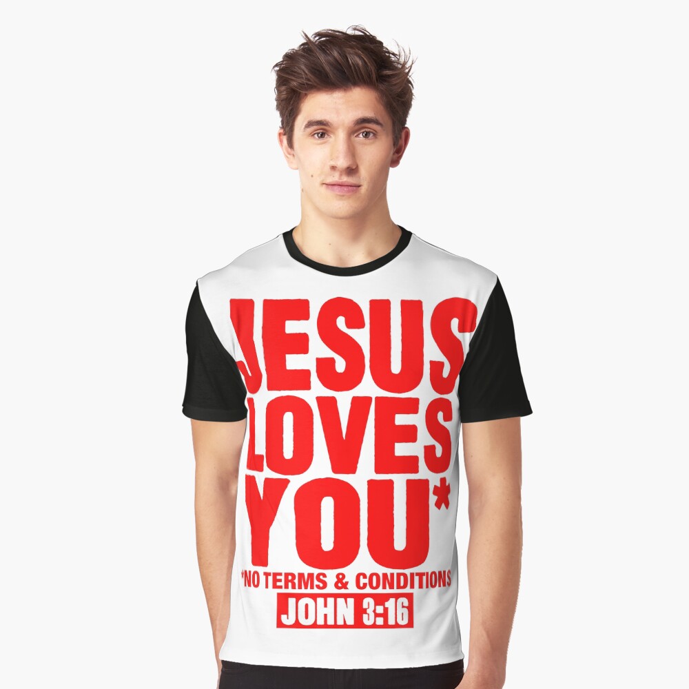 "Jesus Loves You" Sticker for Sale by plushism | Redbubble