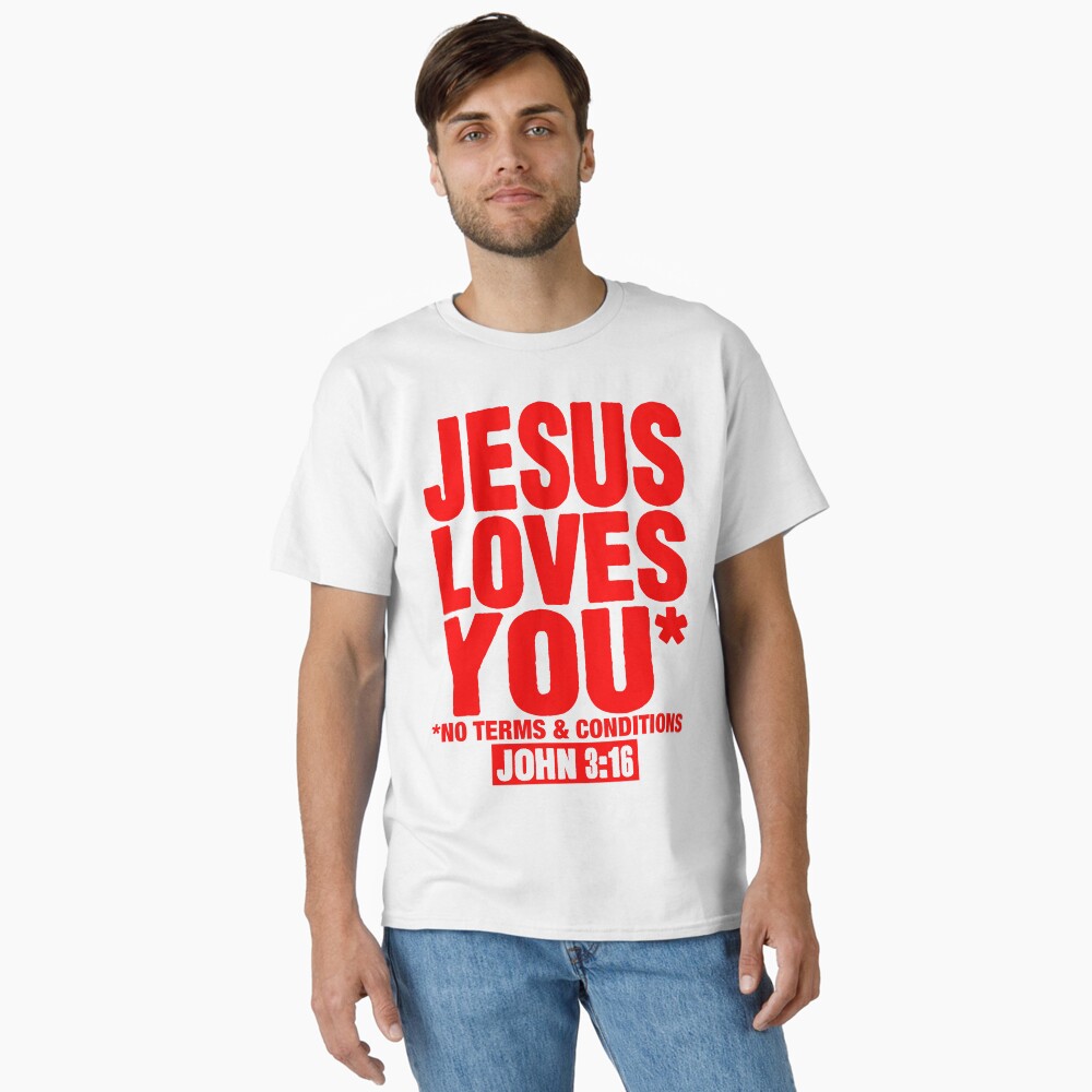 "Jesus Loves You" Sticker for Sale by plushism | Redbubble
