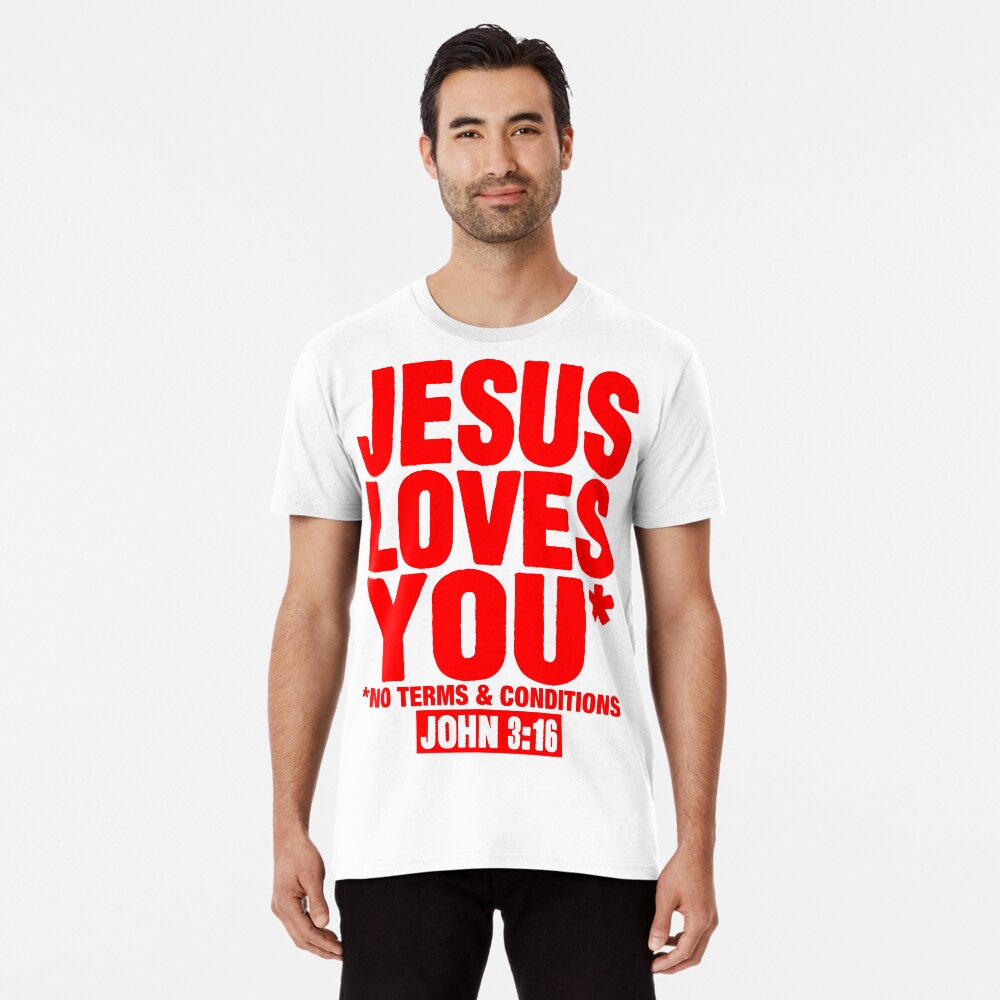 "Jesus Loves You" Sticker for Sale by plushism | Redbubble