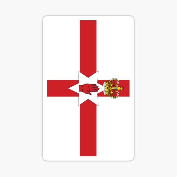 "Northern Ireland Flag" Sticker for Sale by stoopiditees | Redbubble