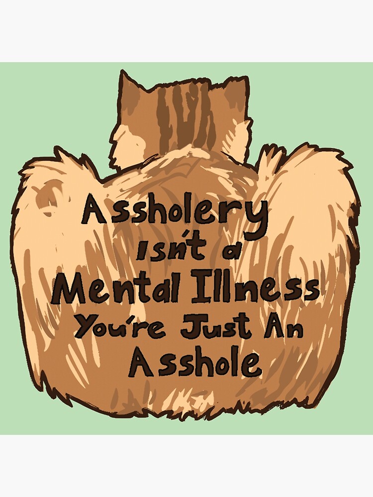 "Mental Illness Service Cat" Poster by CriticalMxArt | Redbubble