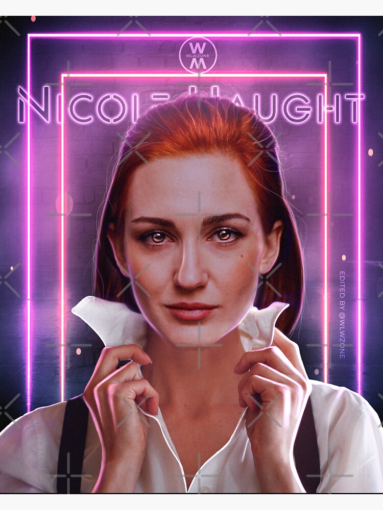 "Nicole x Neon Lights" Sticker by Kasobel | Redbubble