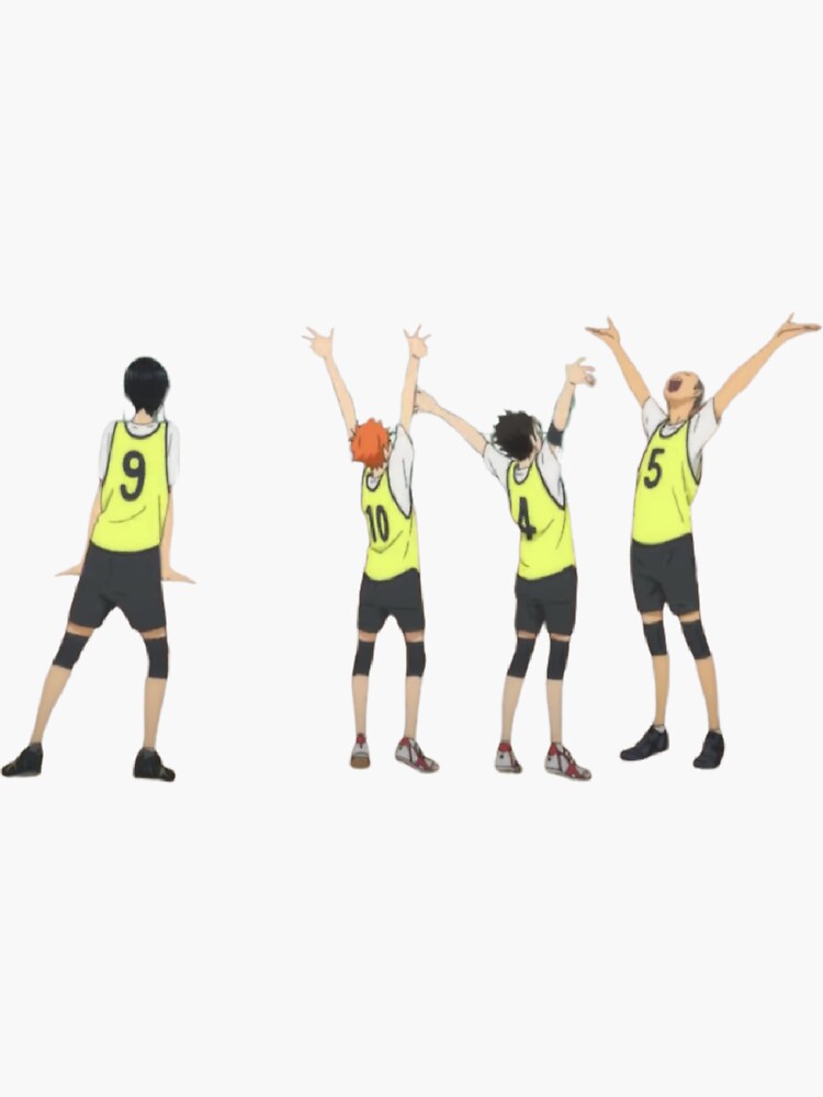 "haikyuu meat is god" Sticker for Sale by snazzymina | Redbubble