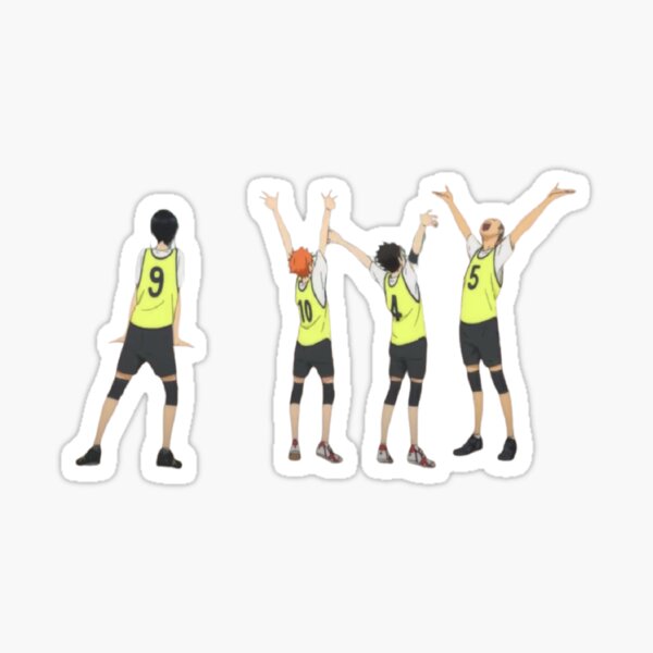 "haikyuu meat is god" Sticker for Sale by snazzymina | Redbubble