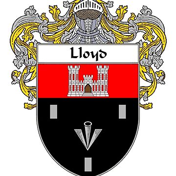 "Lloyd Coat of Arms/Family Crest" Postcard for Sale by William Martin ...