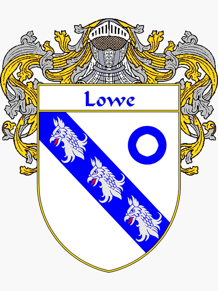 "Lowe Coat of Arms/Family Crest" Sticker by IrishArms | Redbubble