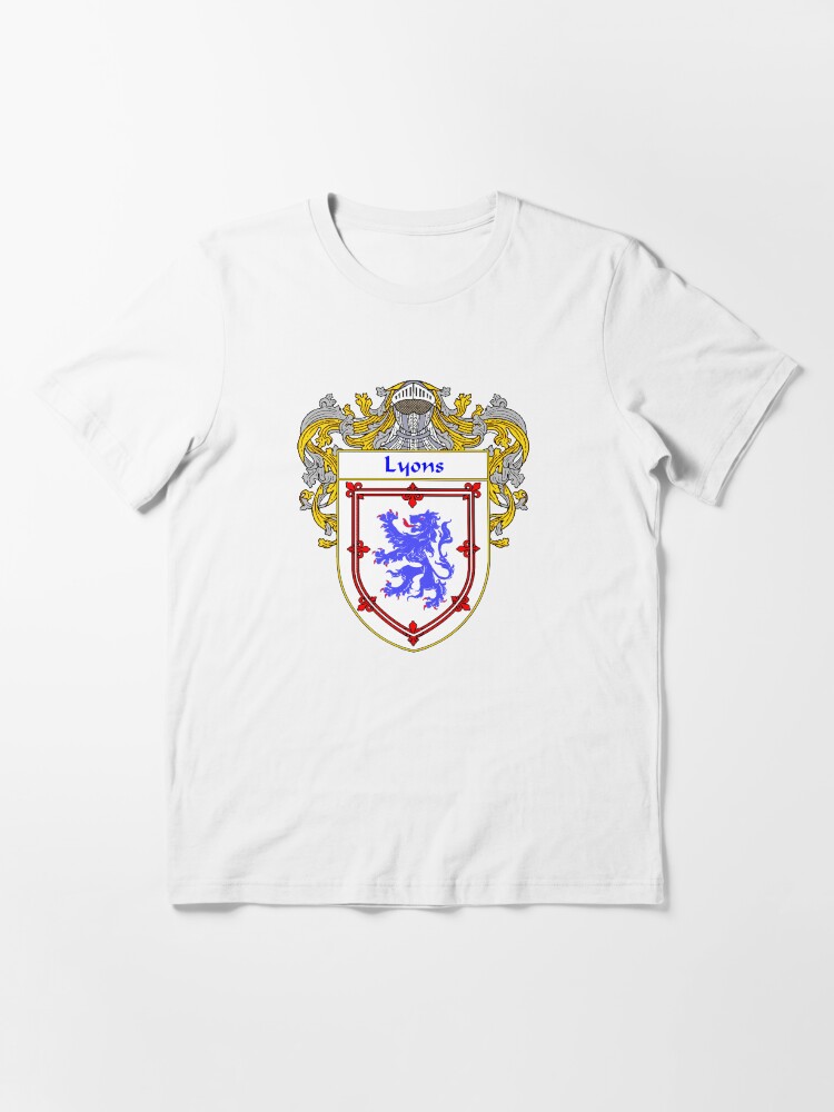 "Lyons Coat of Arms/Family Crest" T-shirt for Sale by IrishArms ...