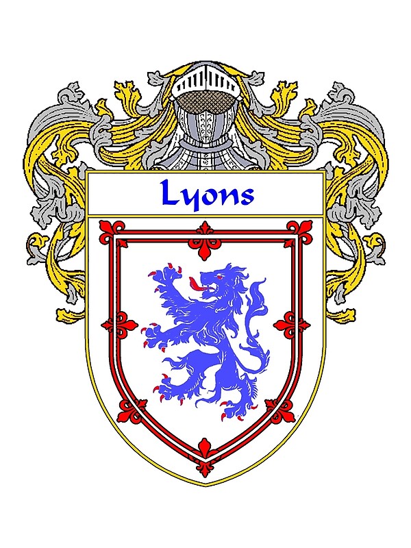 "Lyons Coat of Arms/Family Crest" by William Martin | Redbubble