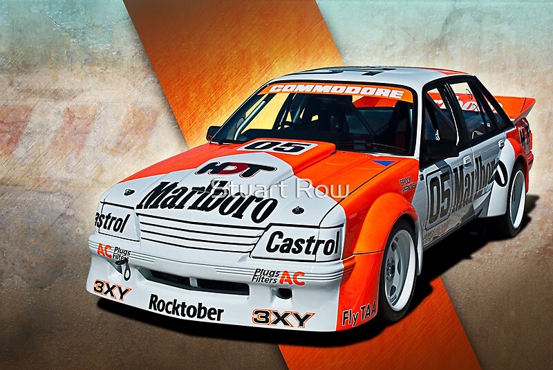 "Peter Brock VK Group C Commodore" by Stuart Row | Redbubble