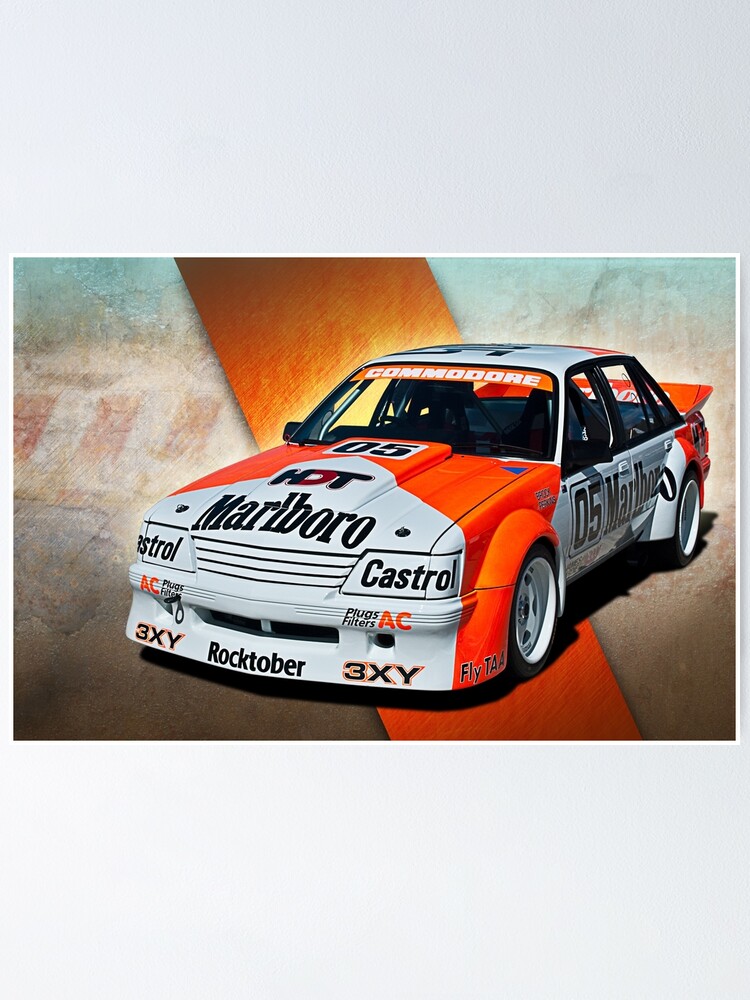 "Peter Brock VK Group C Commodore" Poster for Sale by StuartRow | Redbubble