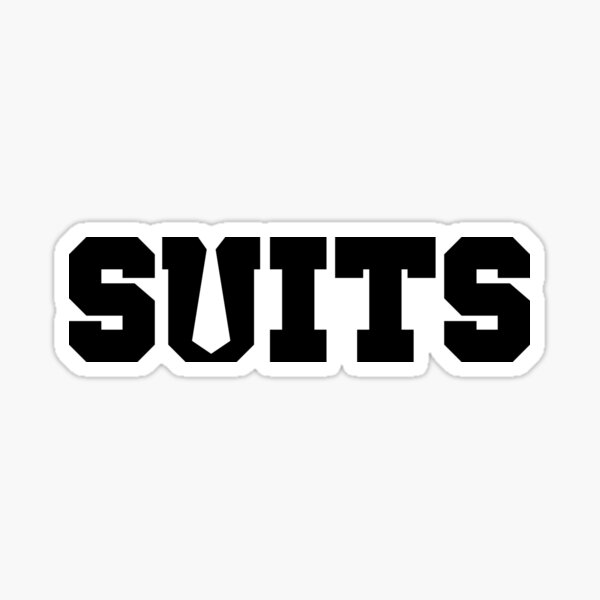"Suits" Sticker for Sale by MHabeeb | Redbubble