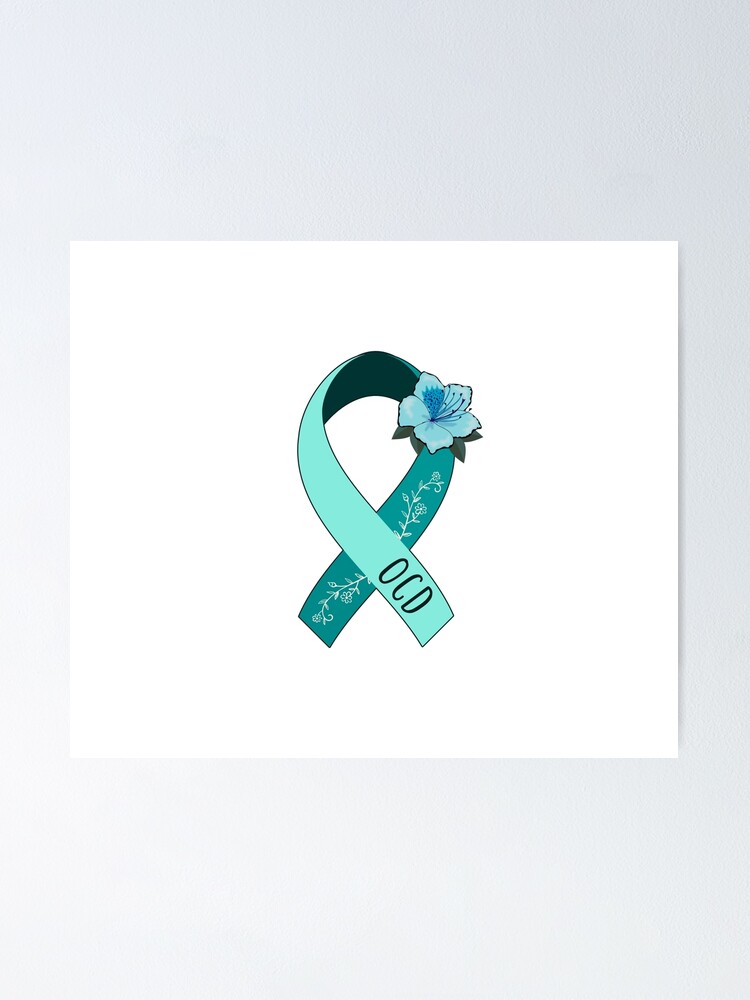 "OCD Awareness, Obsessive-Compulsive disorder Ribbon" Poster for Sale ...