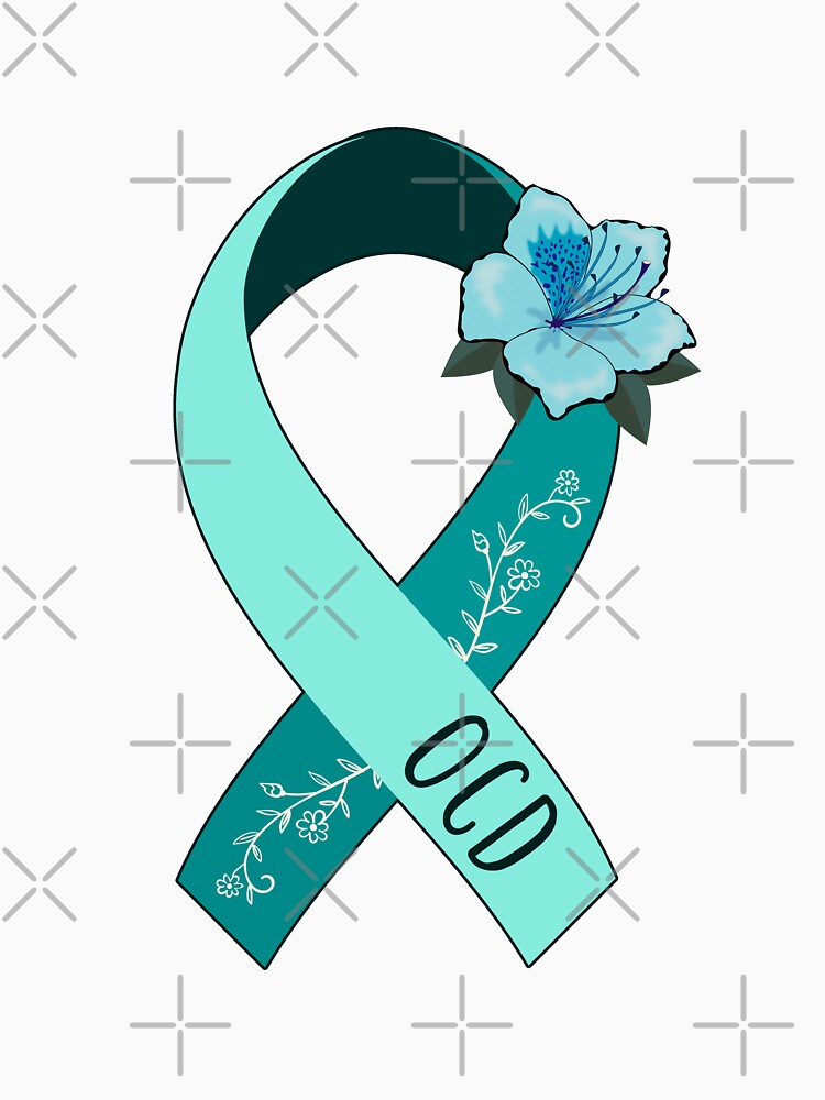 "OCD Awareness, Obsessive-Compulsive disorder Ribbon" T-shirt for Sale ...