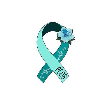 "Polycystic Ovary Syndrome Awareness, PCOS Ribbon" Pin for Sale by ...
