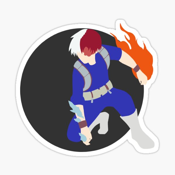 "Shoto Todoroki - My hero Academia" Sticker for Sale by AnimeDesignX ...