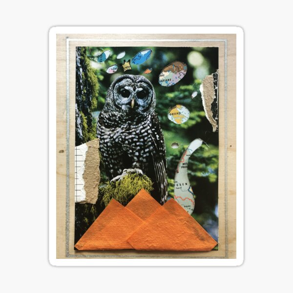 "Watcher" Sticker by BSchumannArt | Redbubble